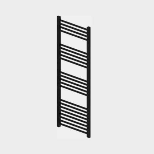 Eastbrook Wingrave 1400 x 400 Matt Black Towel Radiator - 89.0605 ...