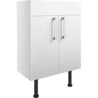 Abacot 600mm White Gloss Vanity Unit - RDBS2617