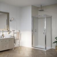 Infold Shower Doors | Inswing Shower Doors | Rubberduck Bathrooms