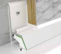 Stratus Marble Effect Wetwall Showerboards - 2400 x 1200mm - Perform ...