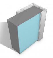 Quartz - 2400 x 1200mm - Perform Panel Shower Wall Cladding - NU Style