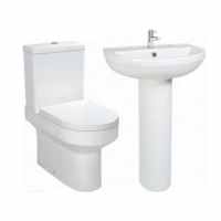 4-Piece Bathroom Sets ,Toilet and Basin Sets, Free Delivery