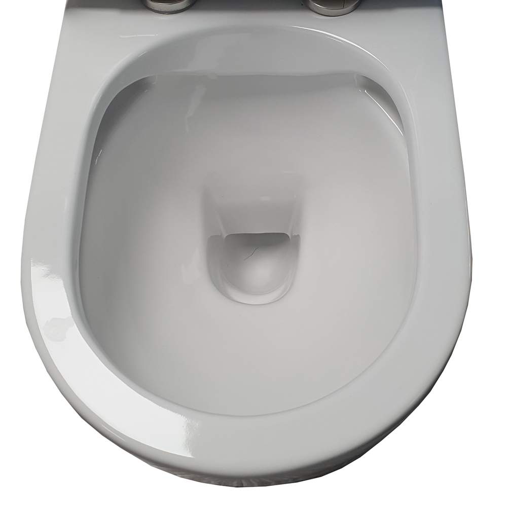 Short Projection Semi-Rimless Space Saving WC Pan Including Cistern & D ...