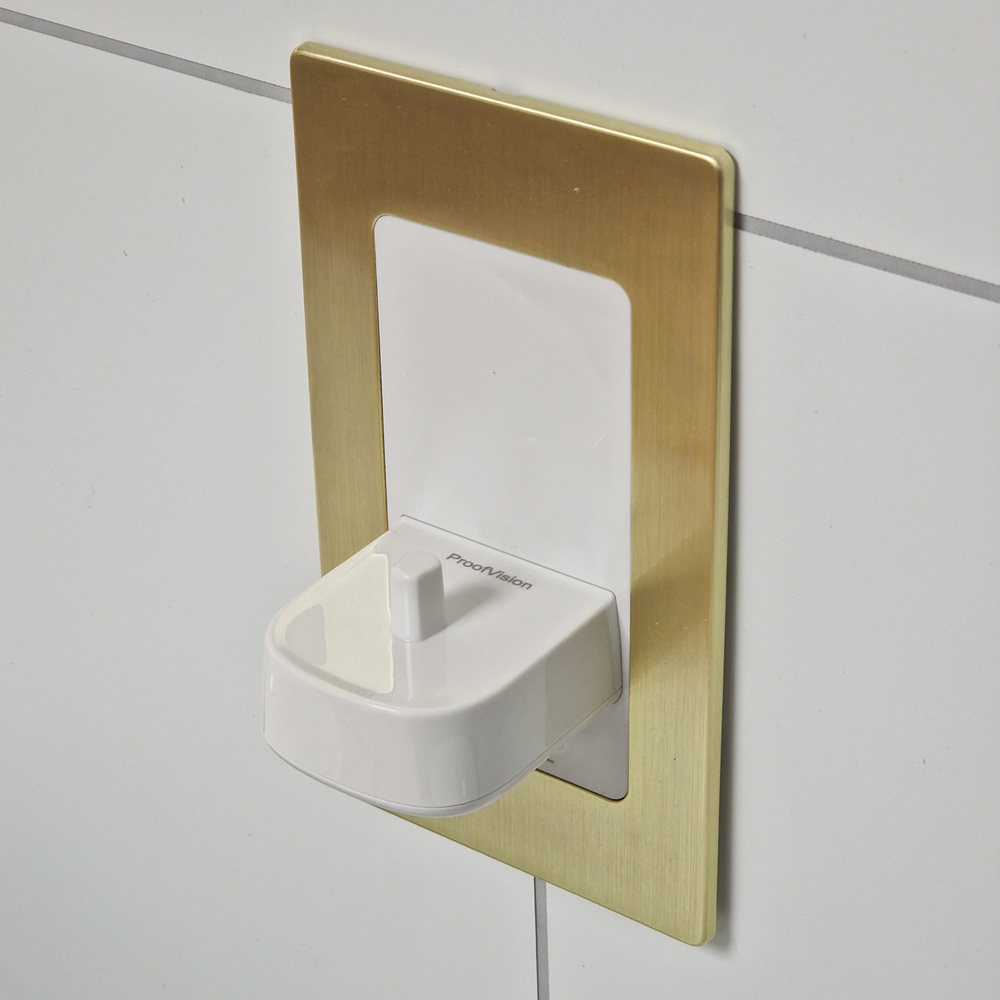 ProofVision In-Wall Toothbrush Charger With Shaver Socket - PV12