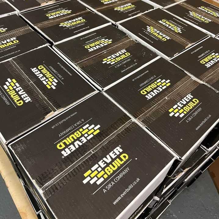 Box Of 25 Everbuild General Purpose Silicone Sealant - White