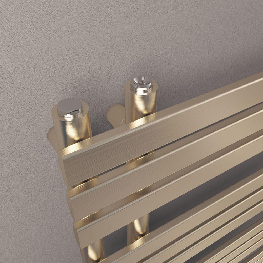 Eastbrook Leonardo 1200 x 500 Brushed Brass Radiator - 41.0371 ...