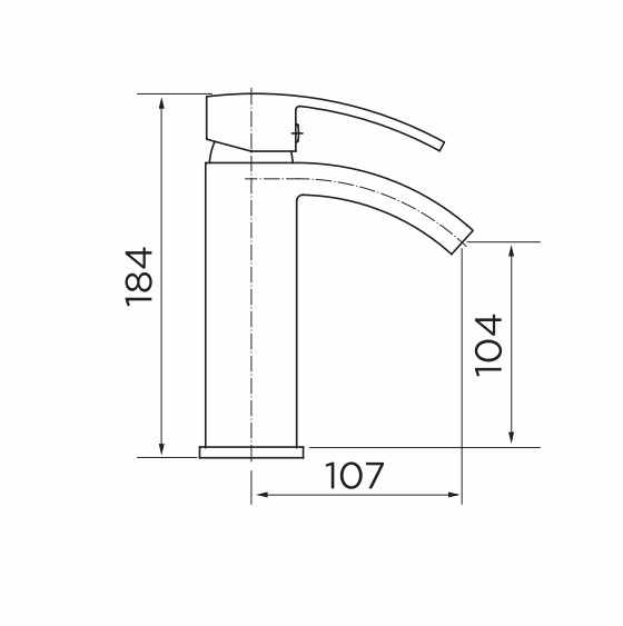 Niagara Pimlico Monobloc Basin Mixer Tap - 9042