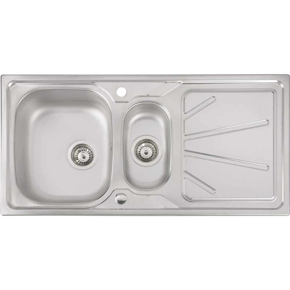 Abode Trydent 1.5 Bowl Inset Stainless Steel Sink & Astral Tap Pack