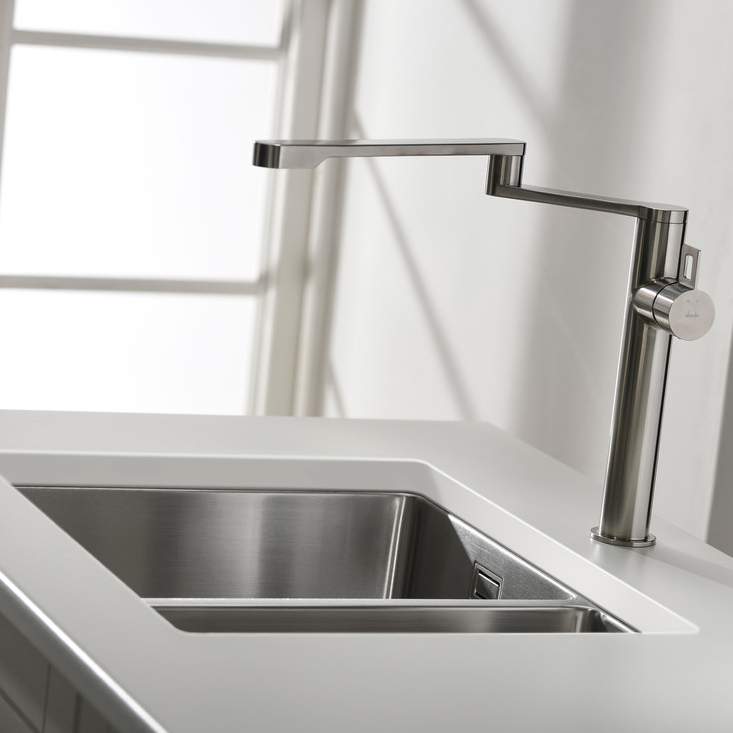 Abode Matrix R15 1.5 Bowl Left Hand Undermount / Inset Kitchen Sink ...