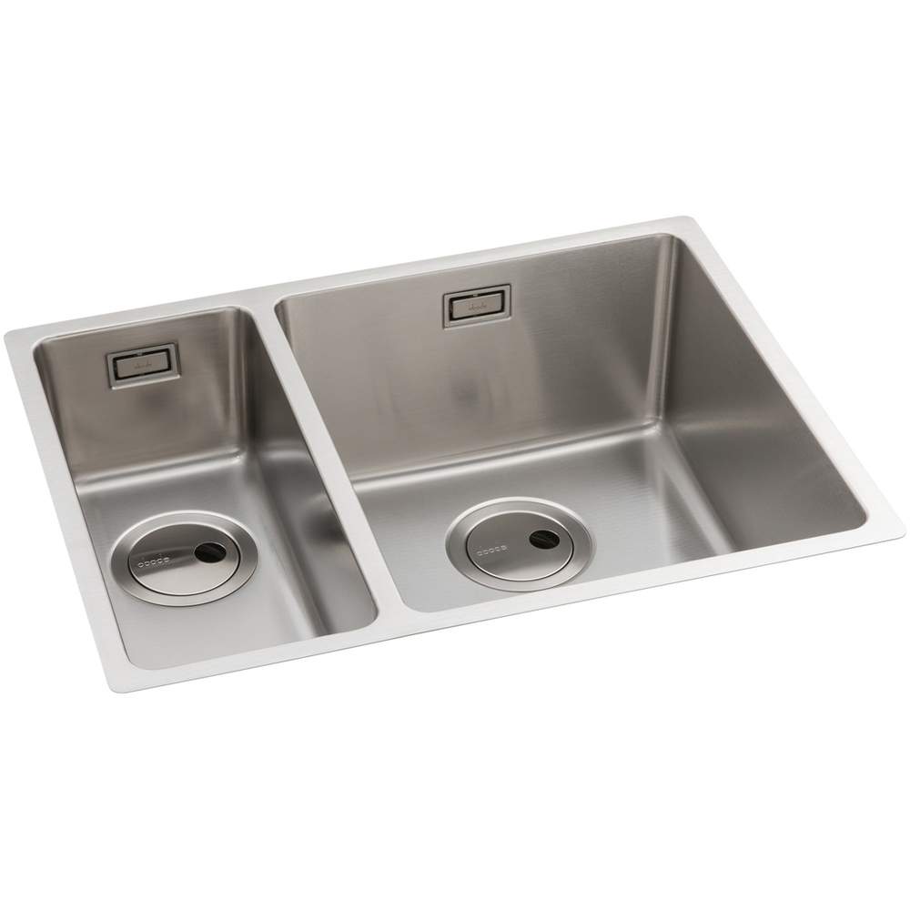 Abode Matrix R15 1.5 Bowl Right Hand Undermount / Inset Kitchen Sink ...