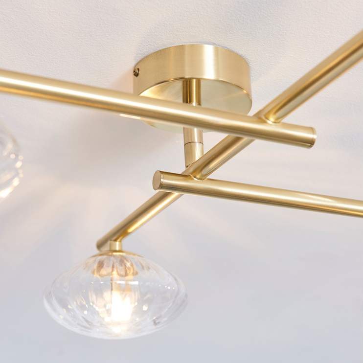 Allier Ceiling Light - Brushed Brass - RDBS106309