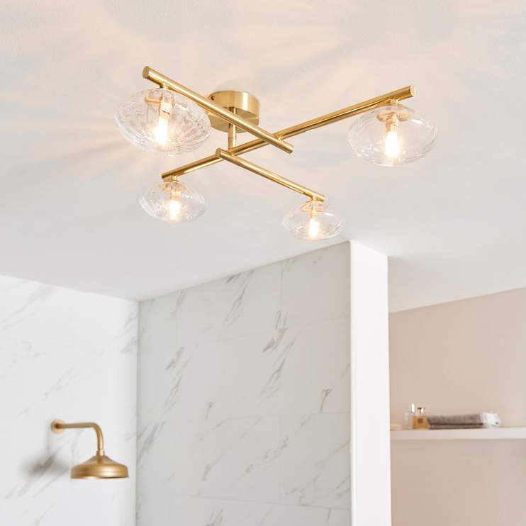 Allier Ceiling Light - Brushed Brass