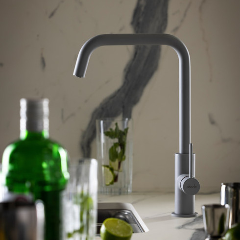 Abode Althia Single Lever Scandi Grey Kitchen Tap