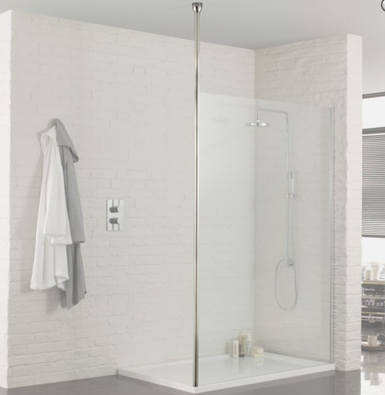 Wetroom 8 Aquadart 600mm Wetroom Shower Screen Aq8241s