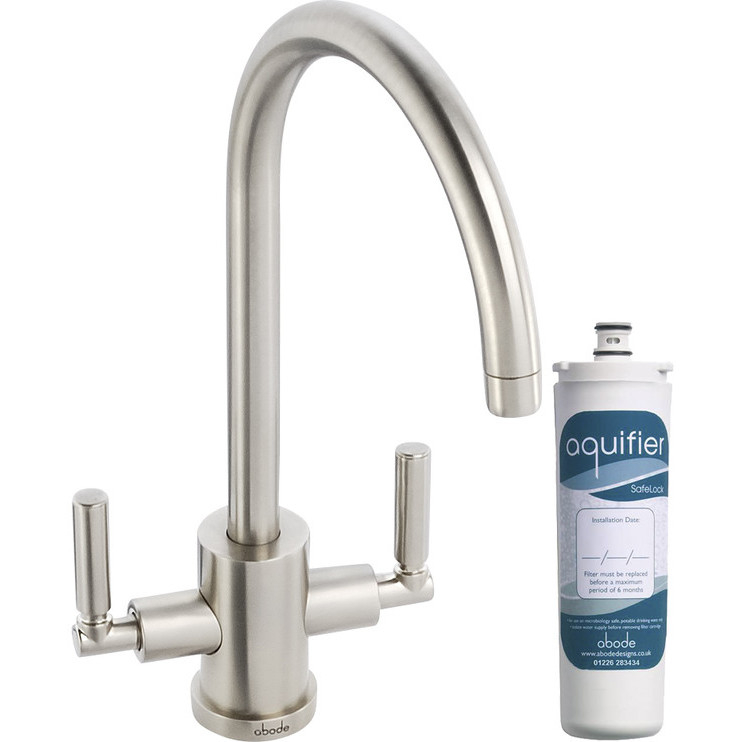Abode Atlas Aquifier Brushed Nickel Kitchen Tap