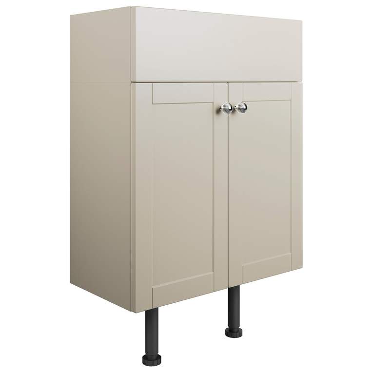 Bali 500mm Matt Latte 2 Door Vanity Unit - RDBS106178