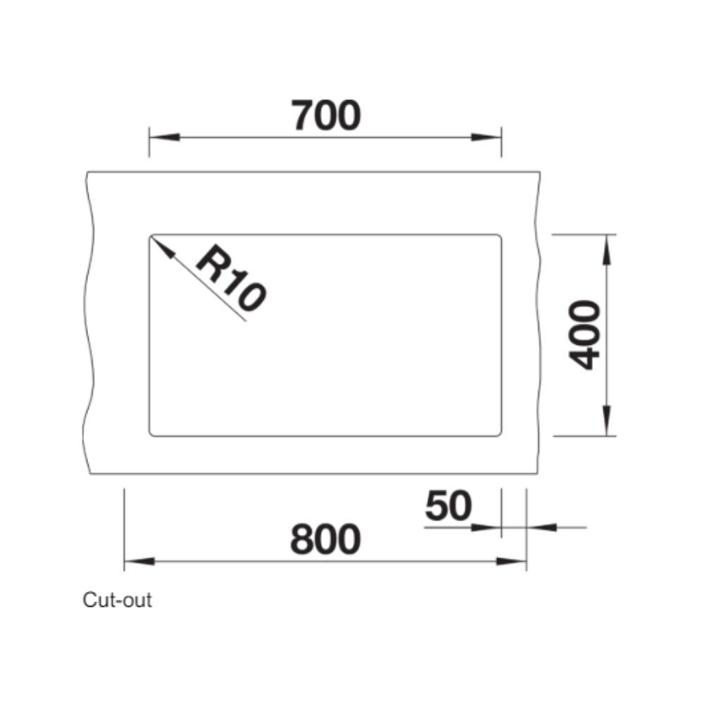 Blanco Subline 700 Silgranit U Kitchen Sink - Coffee