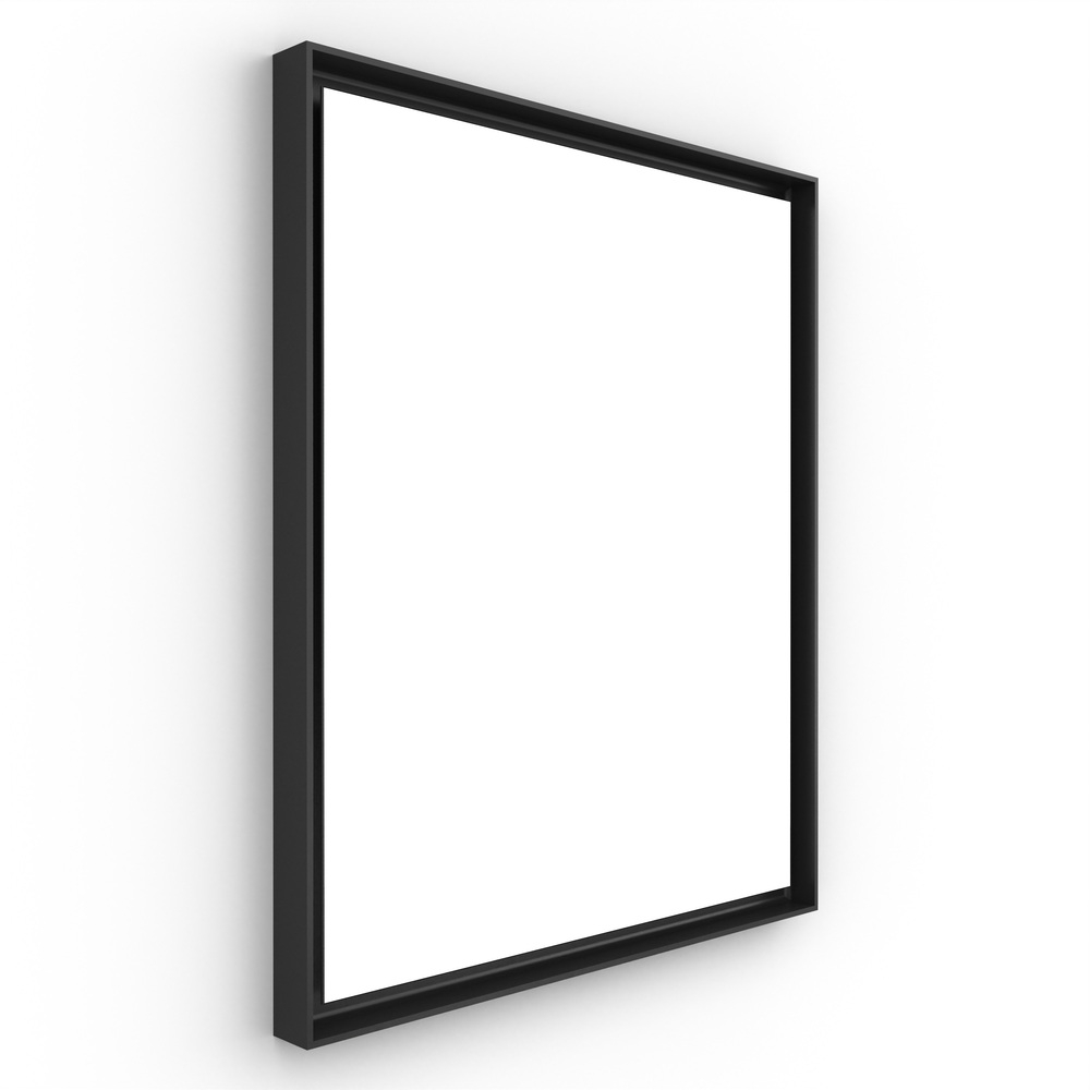 Origins Living Brooklyn 75 Black Rectangular Mirror