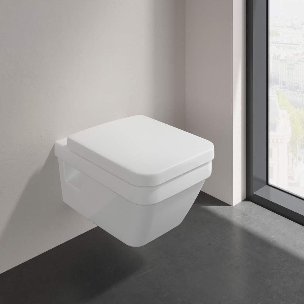 Villeroy & Boch Architectura Washdown Rimless Wall Mounted Square ...