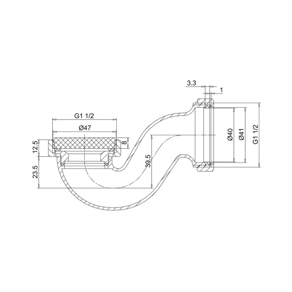 Clearwater / Burlington Ultra Shallow Chrome Bath Trap | CW3 | Click Here
