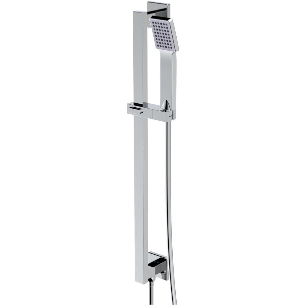 Challans Chrome Square Shower Valve and Riser Pack