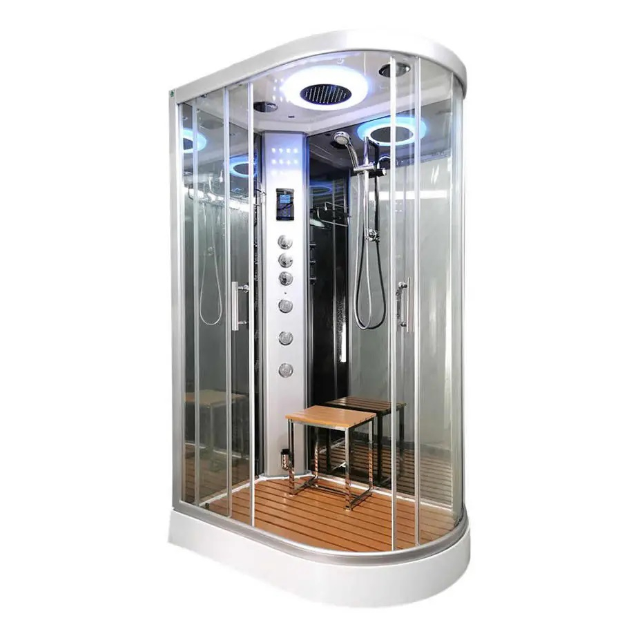 Vidalux Clearwater 1200 Steam Shower Pod - 1200 x 800mm - Left Handed ...
