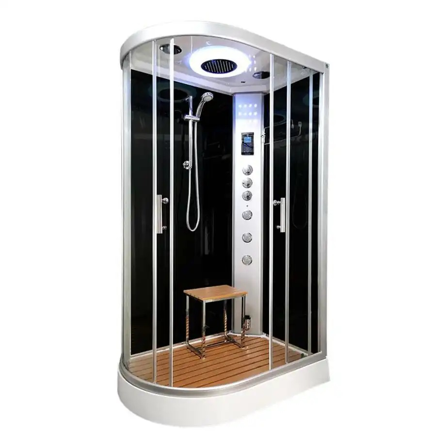 Vidalux Clearwater 1200 Steam Shower Pod - 1200 x 800mm - Right Handed ...