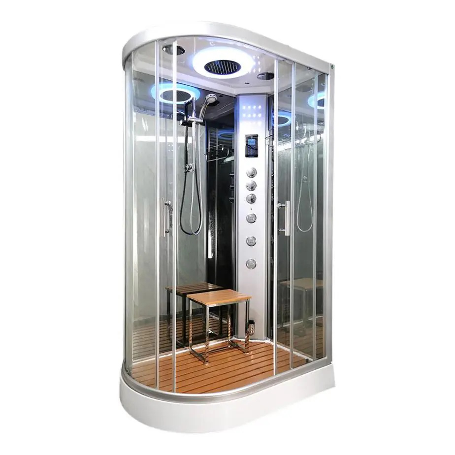 Vidalux Clearwater 1200 Steam Shower Pod - 1200 x 800mm - Right Handed ...
