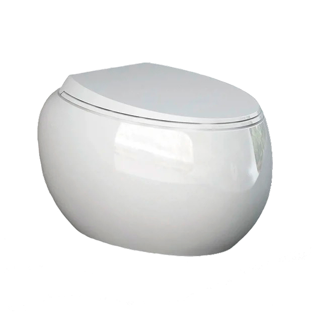 Cloud Gloss Wall Hung Rimless WC by RAK Ceramics, CLOWHPAN/SC