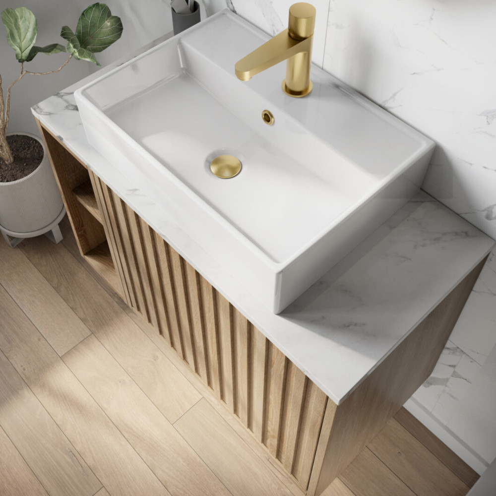 Scudo Riviera 560mm Countertop or Wall Hung Basin - VESSEL002