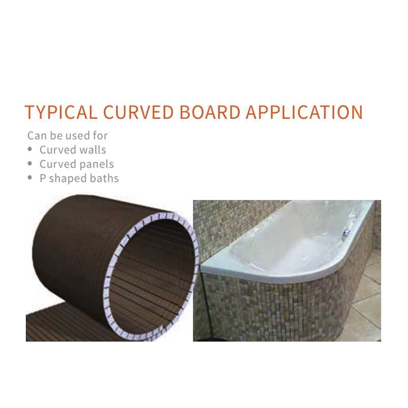 Abacus Wall Pre-Slit Board Curved Walls 600 x 1210 x 80mm