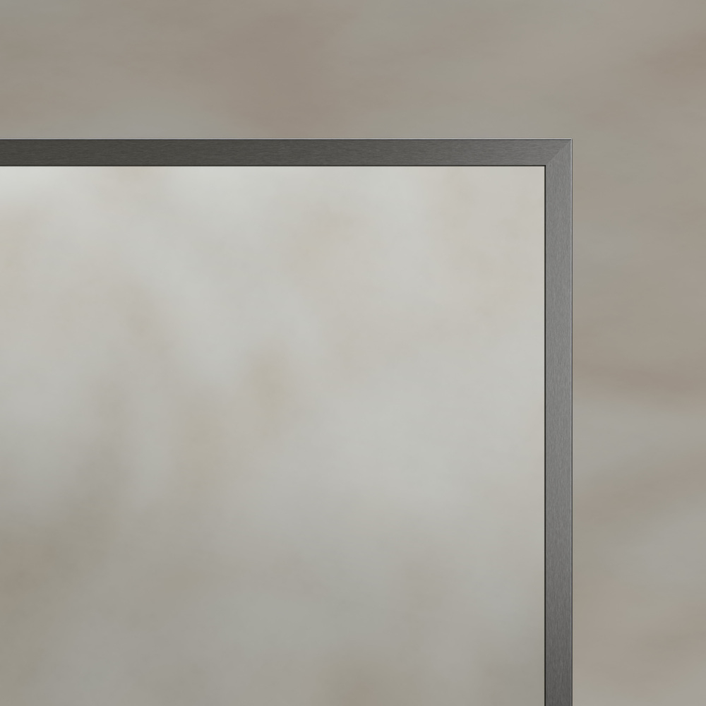 Origins Living Docklands 50 Gunmetal Rectangular Mirror