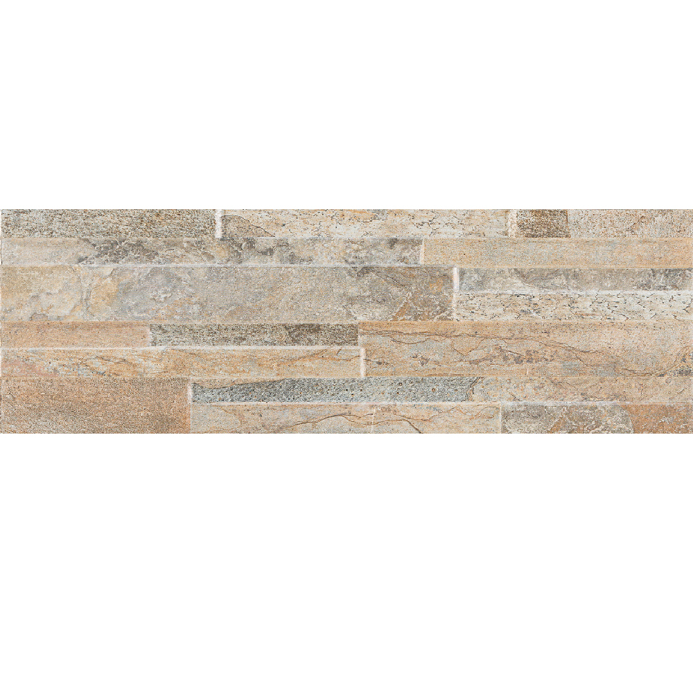 Eos Beige 520 x 170mm Split Face Porcelain Wall Tile - 1.15m2
