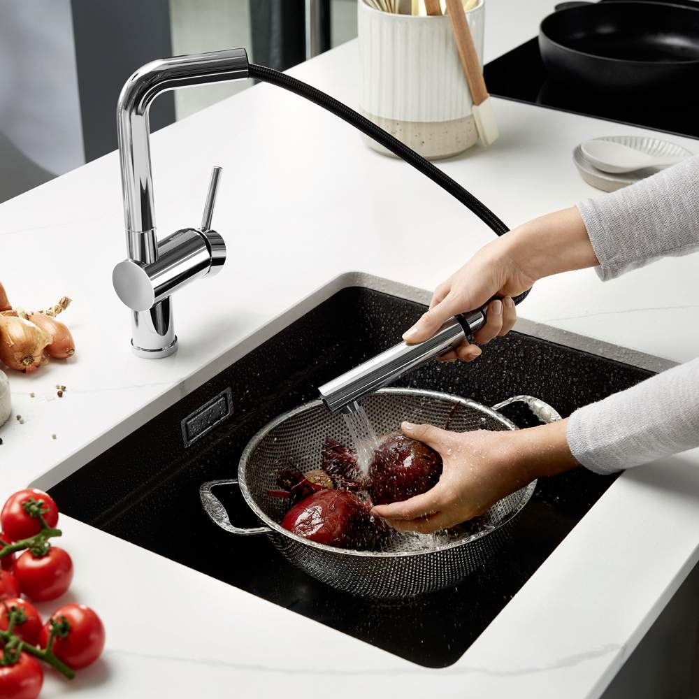 Blanco Etagon 500 Silgranit Undermount Kitchen Sink - Rock Grey