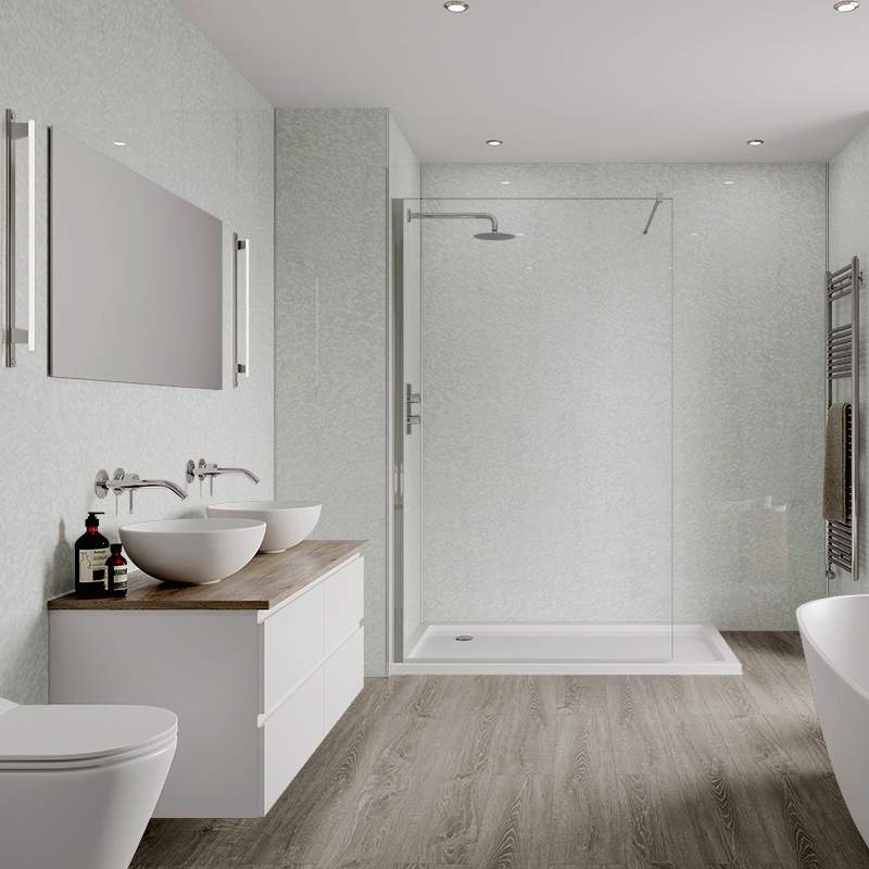 Multipanel Frost White Shower Panels | Rubberduck Bathrooms
