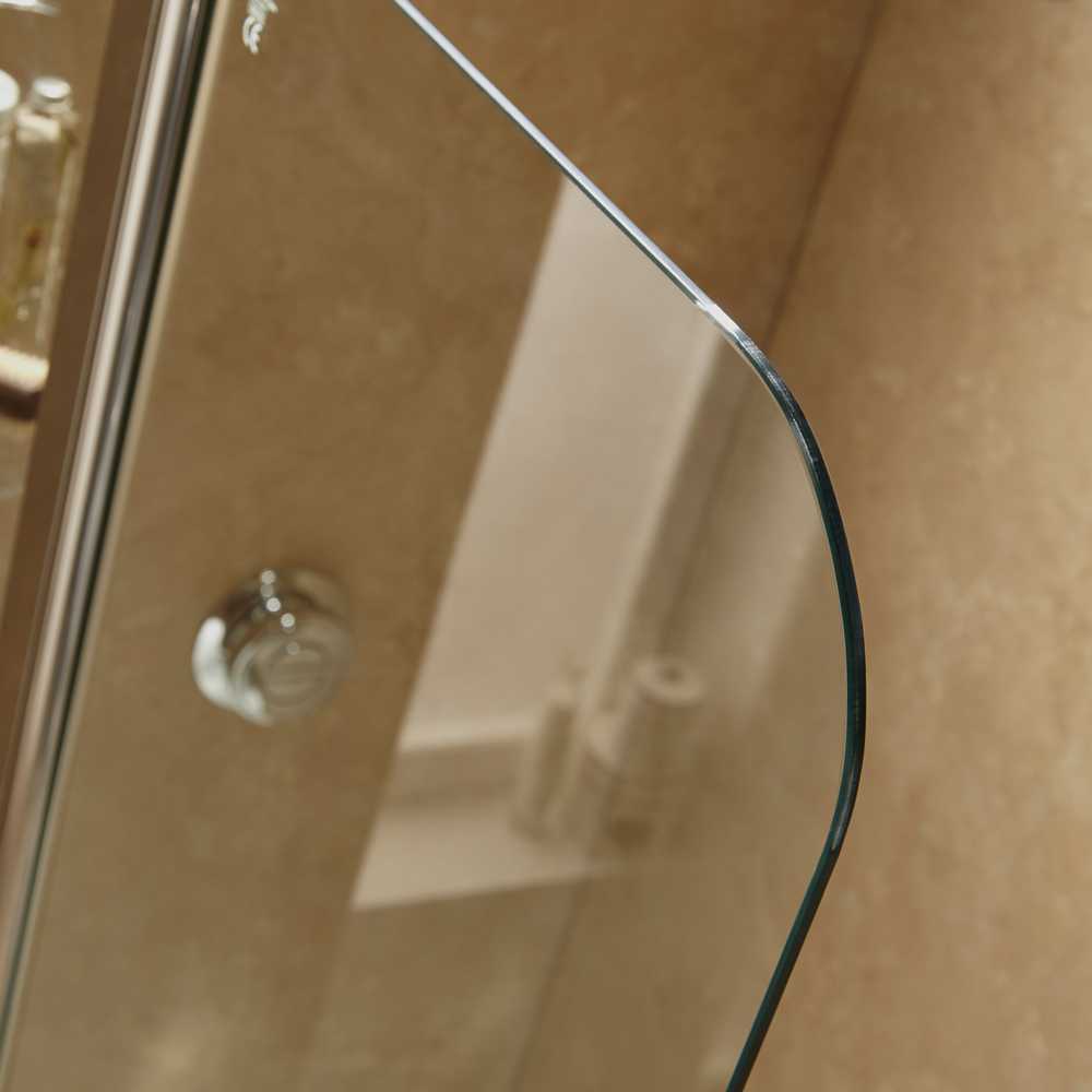 Sommer Extended Radius Over Bath Screen with Fixed Panel, SOB56