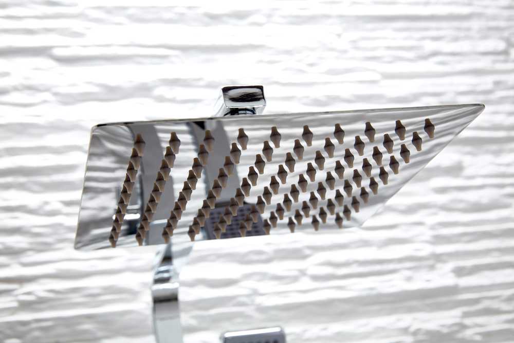 Scudo Elliot Square Dual Head Rigid Riser Shower in-stock click and ...