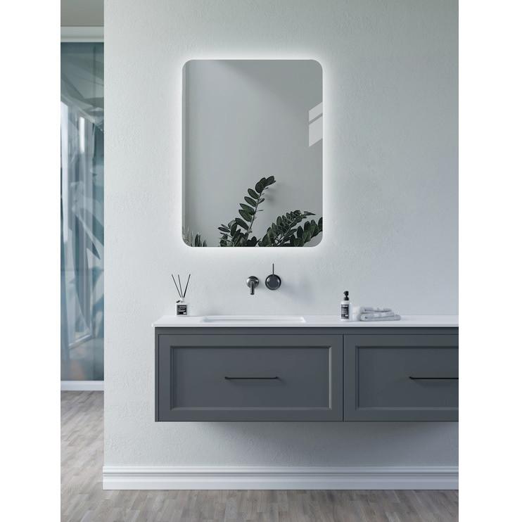 Herve 600 x 800mm Rectangle Back-Lit LED Mirror - RDBS106256
