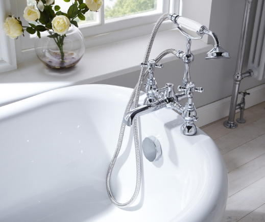 Holborn London 1855 Edwardian Bath Shower Mixer Tap, F02015