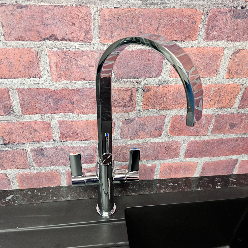 Jeroni Swept Chrome Kitchen Mixer Tap, 922126