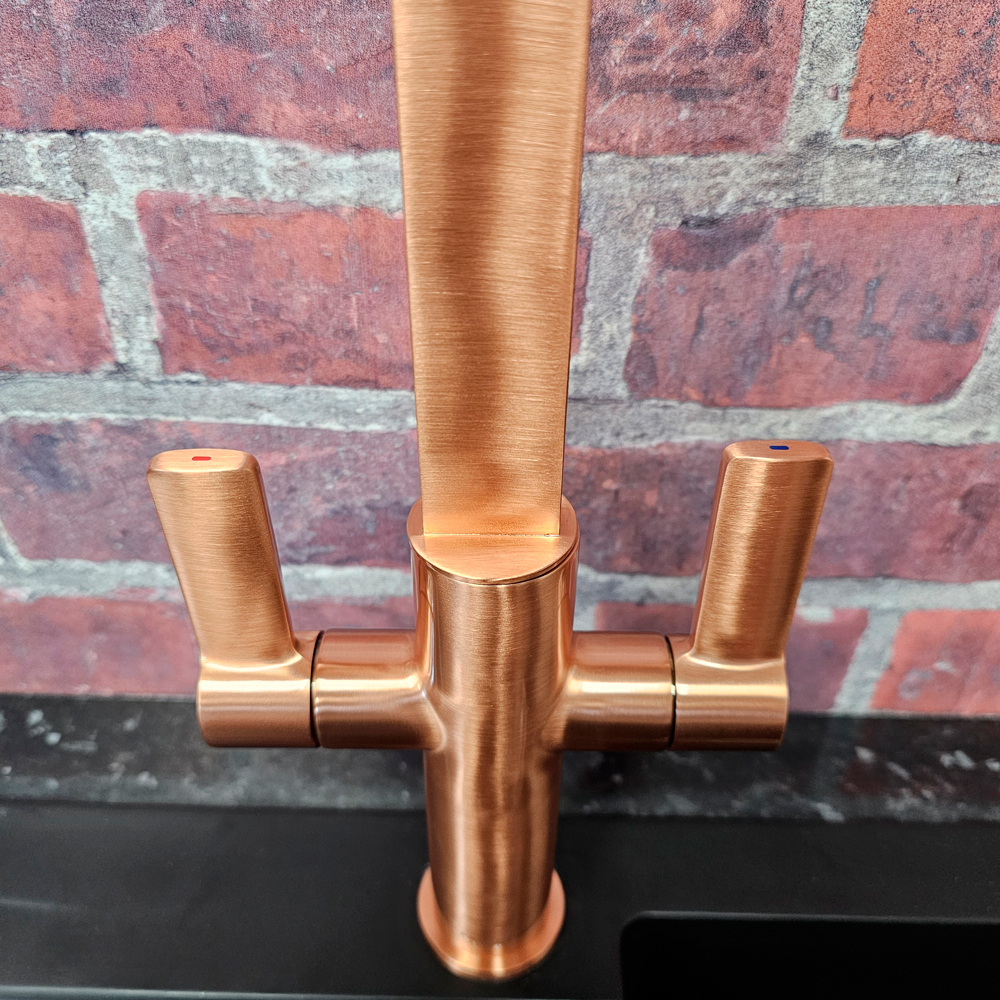 Jeroni Swept Copper Kitchen Mixer Tap, 922131