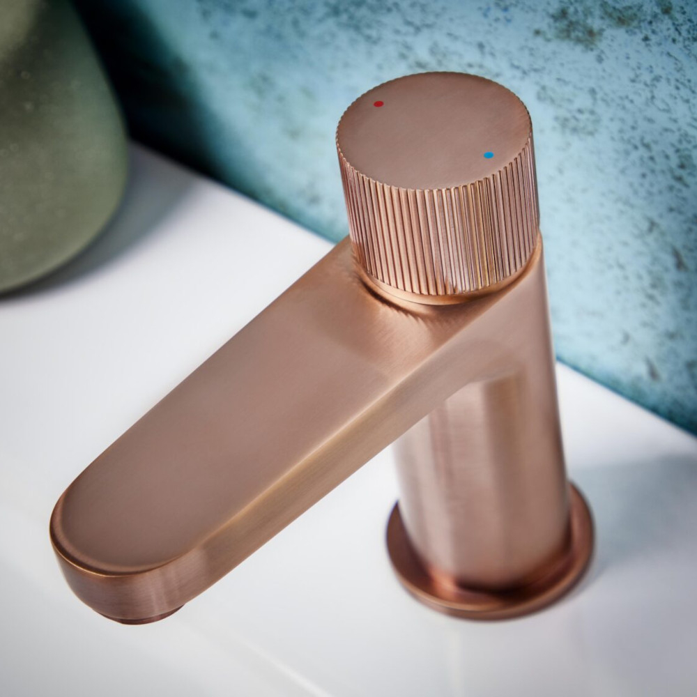 Scudo KOKO Brushed Bronze Mini Basin Mixer Tap - KO-031