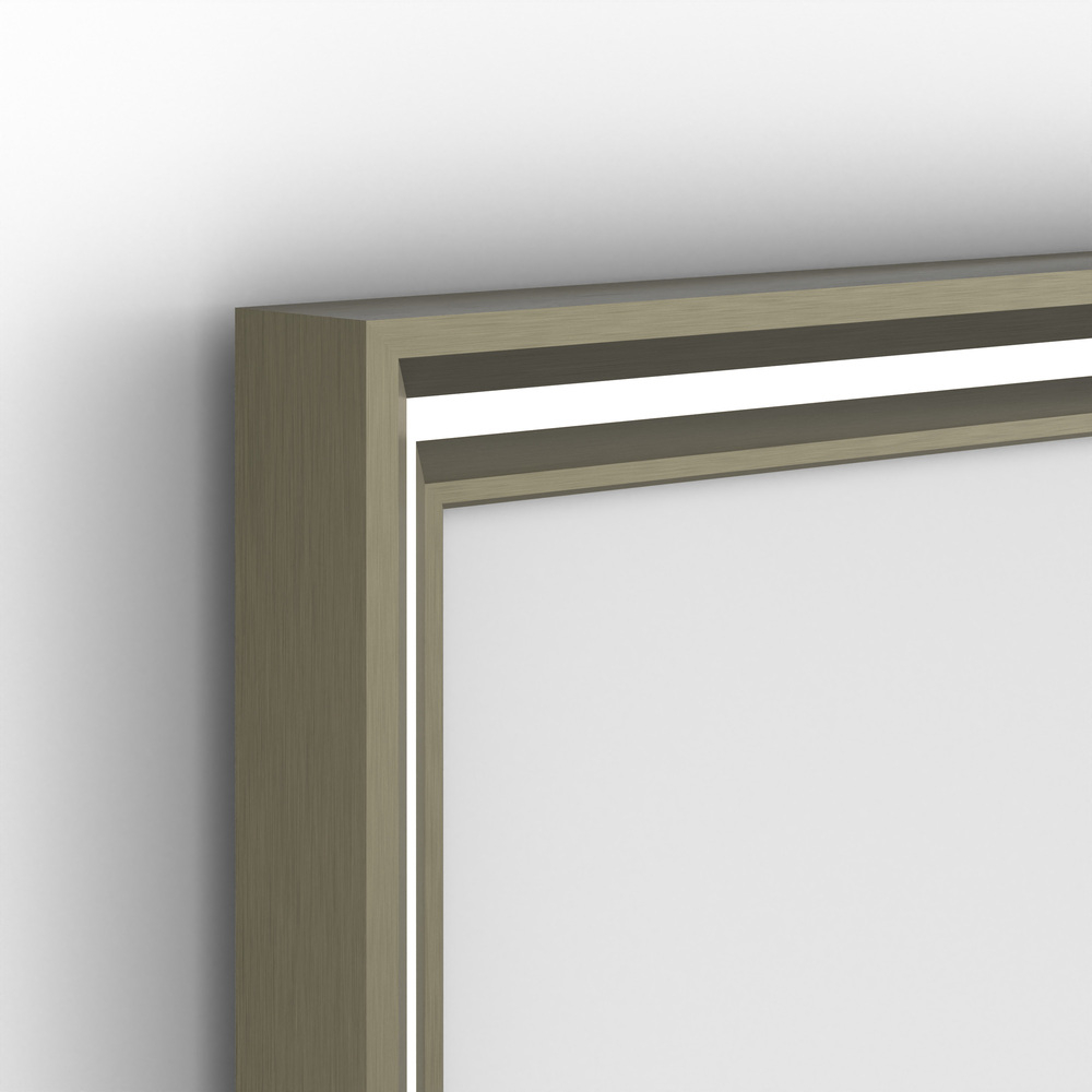 Origins Living Lexington 75 Brushed Bronze Illuminated Bathroom Mirror