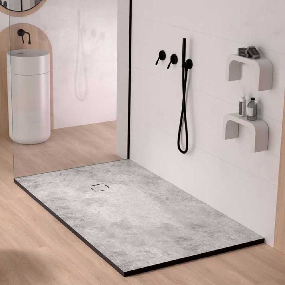 Lujo Stone Arte 1600 x 900mm Concrete Shower Tray | Lujo Concrete ...