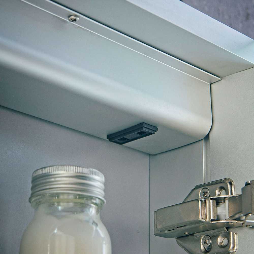 Scudo Mia 800 x 700mm Double Door LED Mirrored Bathroom Cabinet, MIA ...