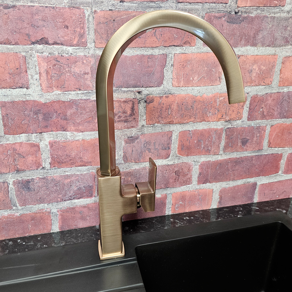 Marata Antique Brass Kitchen Mixer Tap - Francis Pegler Comap - 922136