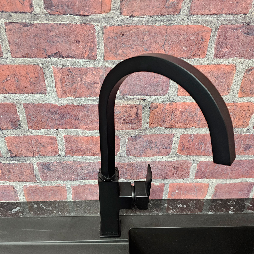Marata Matt Black Kitchen Mixer Tap - Francis Pegler Comap - 922134