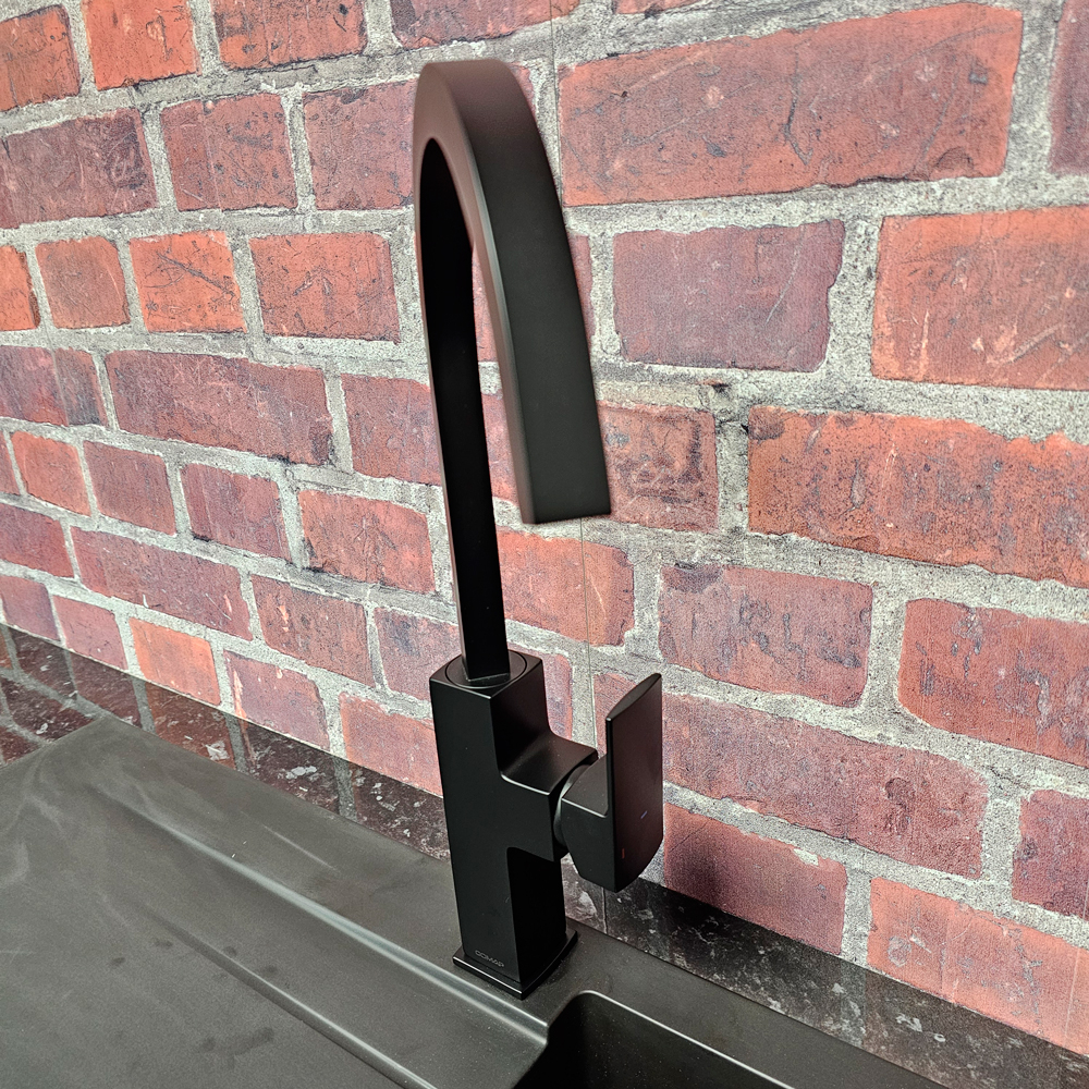 Marata Matt Black Kitchen Mixer Tap - Francis Pegler Comap - 922134