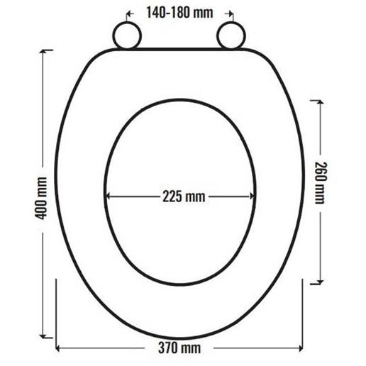 Arley Moulded White Seat