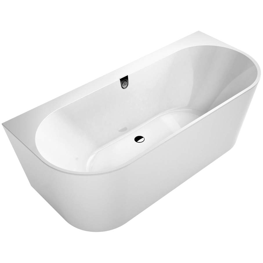 Villeroy & Boch Oberon 2.0 1800 x 800mm Back To Wall Bath